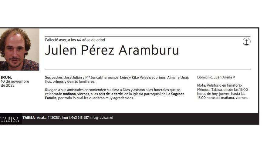 Julen Pérez Aramburu