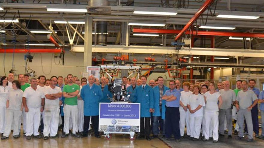 Volkswagen Navarra fabrica su motor cuatro millones