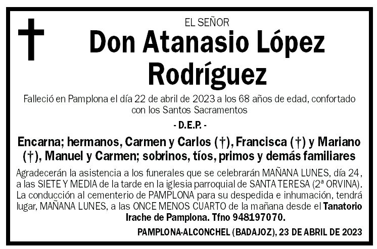 Atanasio López Rodríguez