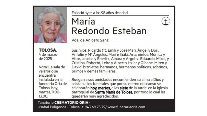 María Redondo Esteban