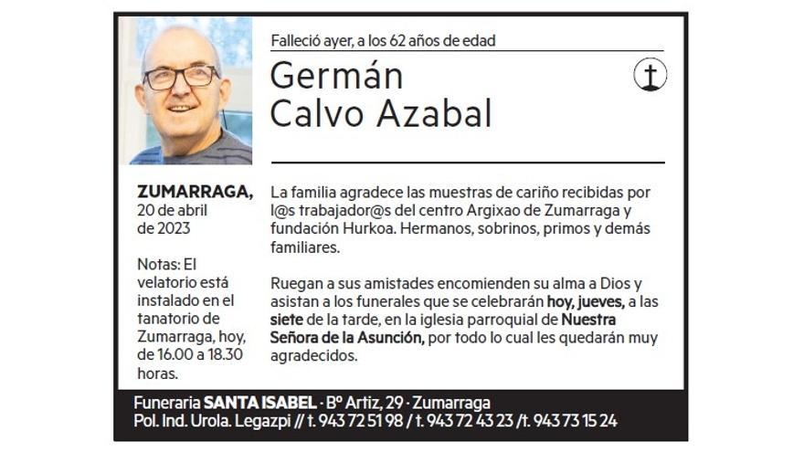 Germán Calvo Azabal