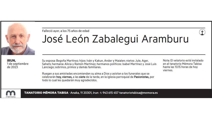 José León Zabalegui Aramburu