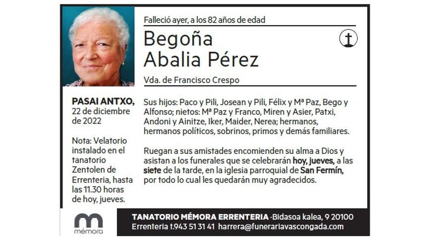 Begoña Abalia Pérez