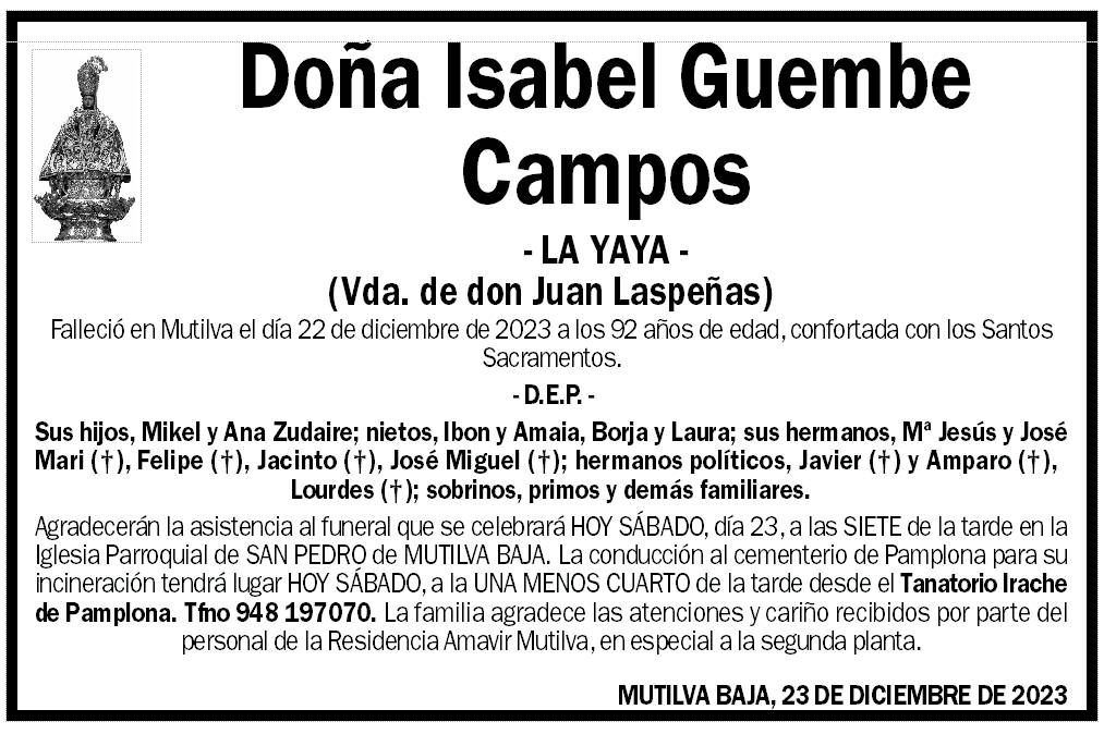 Isabel Guembe Campos