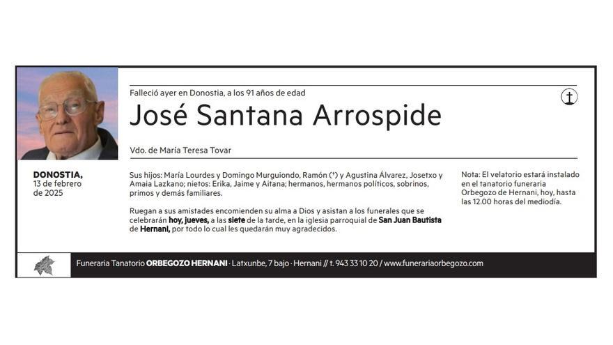 José Santana Arrospide