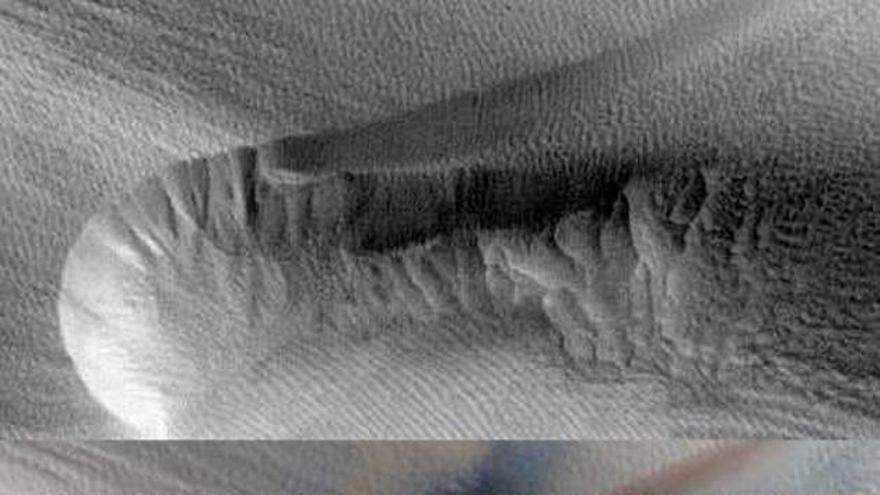 La dunas de Marte están vivas