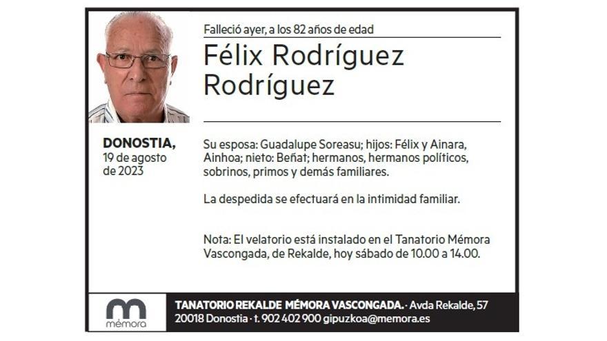 FELIX RODRIGUEZ RODRIGUEZ