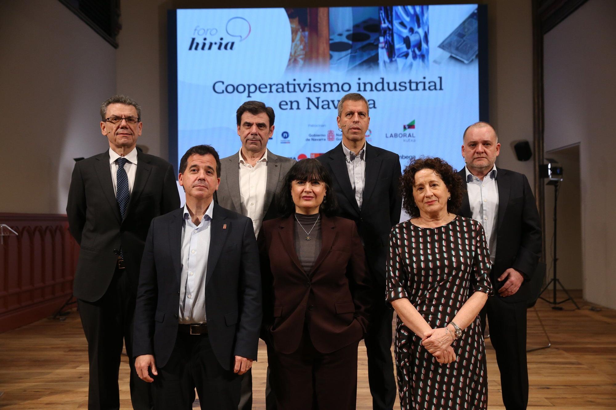 Fotos del Foro Hiria 'Cooperativismo Industrial en Navarra'