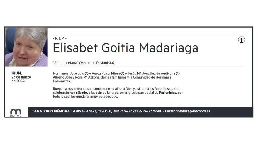 ELISABETH GOITIA MADARIAGA