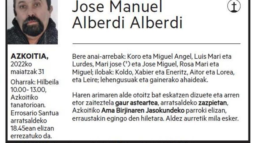 Jose Manuel Alberdi Alberdi