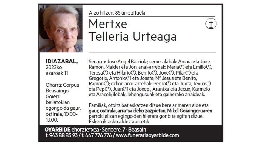 Mertxe Telleria Urteaga