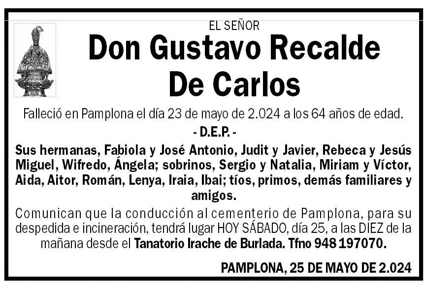 Gustavo Recalde De Carlos