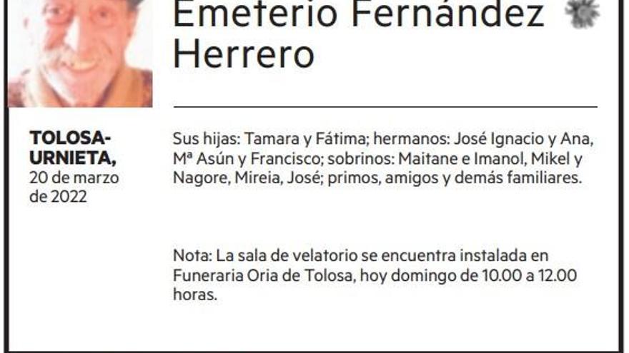 Emeterio Fernández Herrero