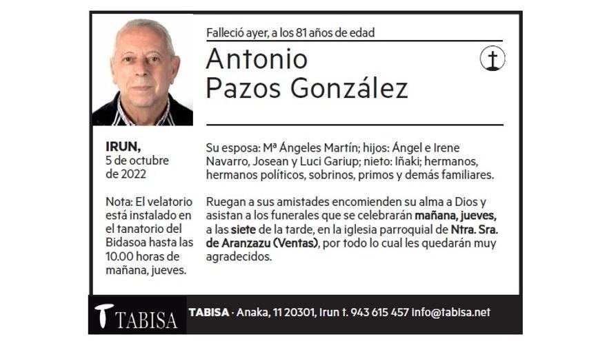 Antonio Pazos González