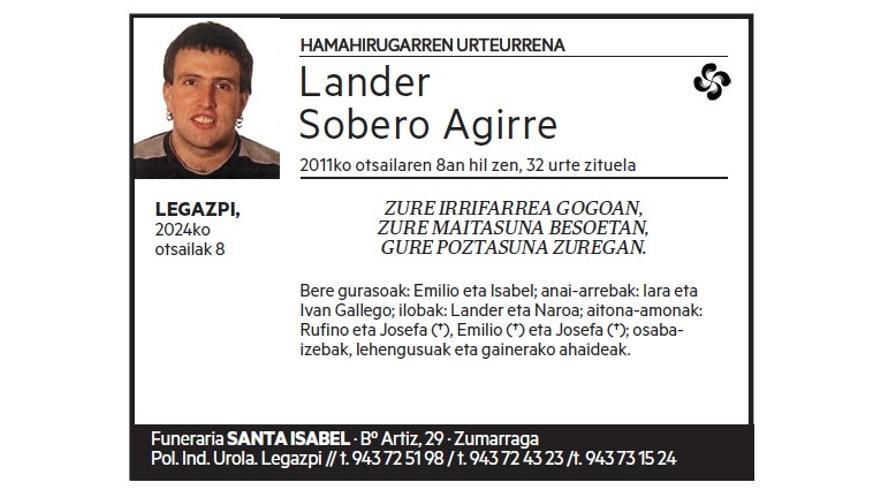 Lander Sobero Agirre