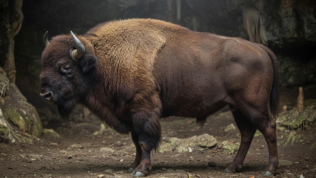 Un bisonte de 850 kilos y 4.000 años: así recrea la IA los restos ...