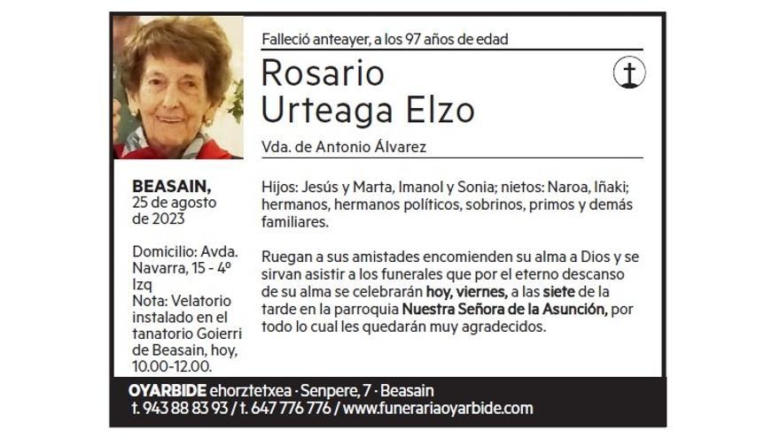 Rosario Urteaga Elzo