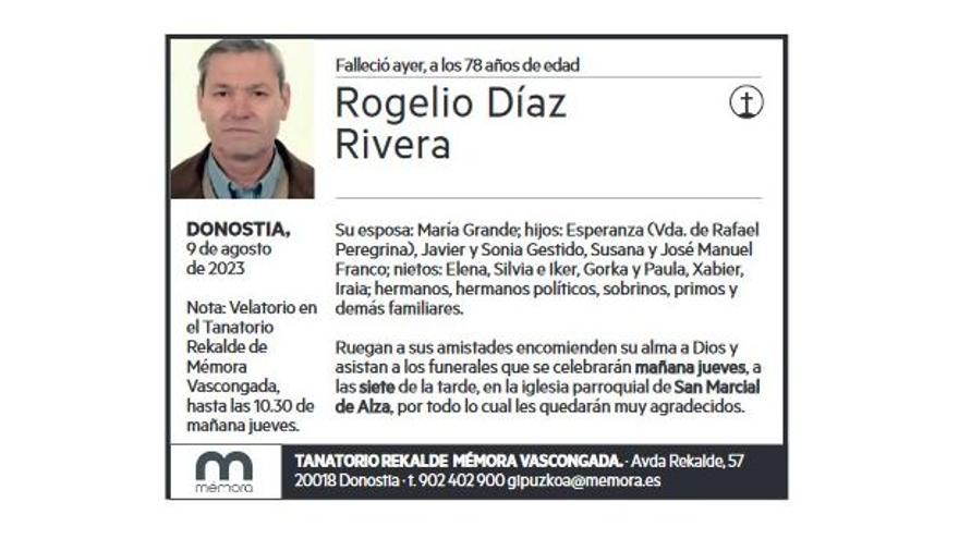 ROGELIO DIAZ RIVERA