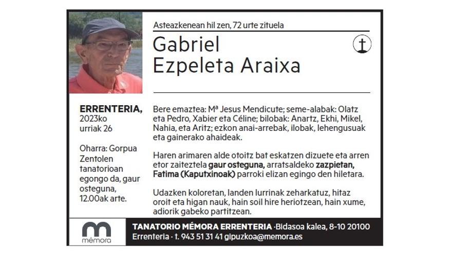 Gabriel Ezpeleta Araixa