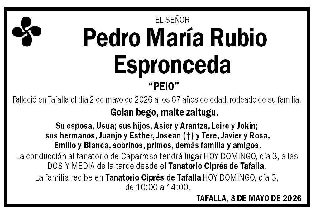 Pedro María Rubio Espronceda