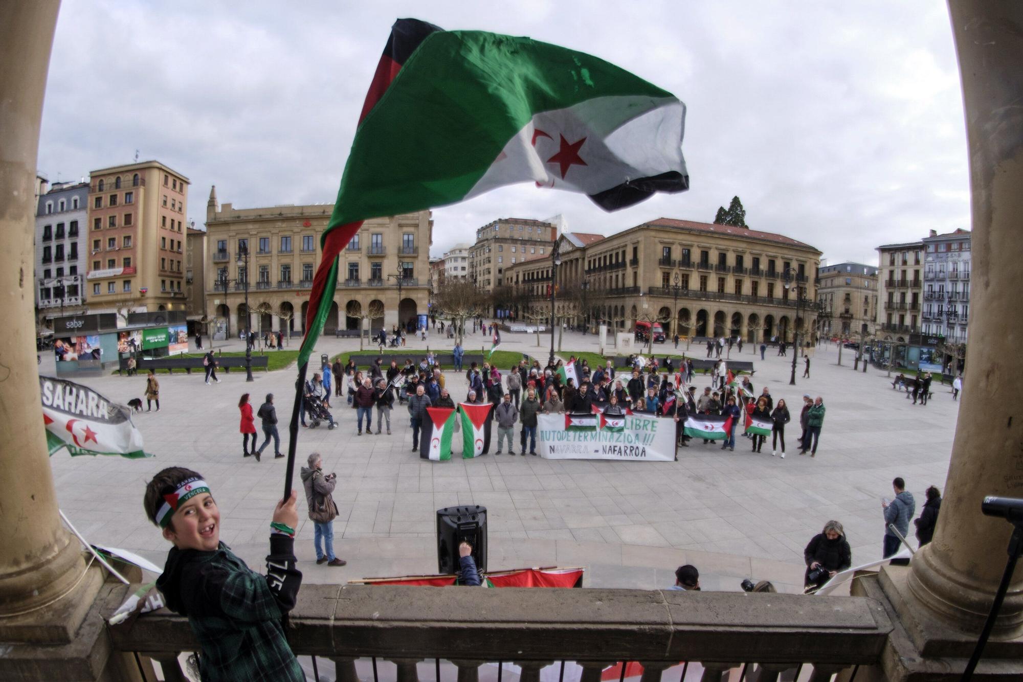 Concentración en apoyo al pueblo saharaui en conmemoración del 50 ...