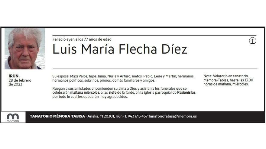 LUIS MARIA FLECHA DIEZ