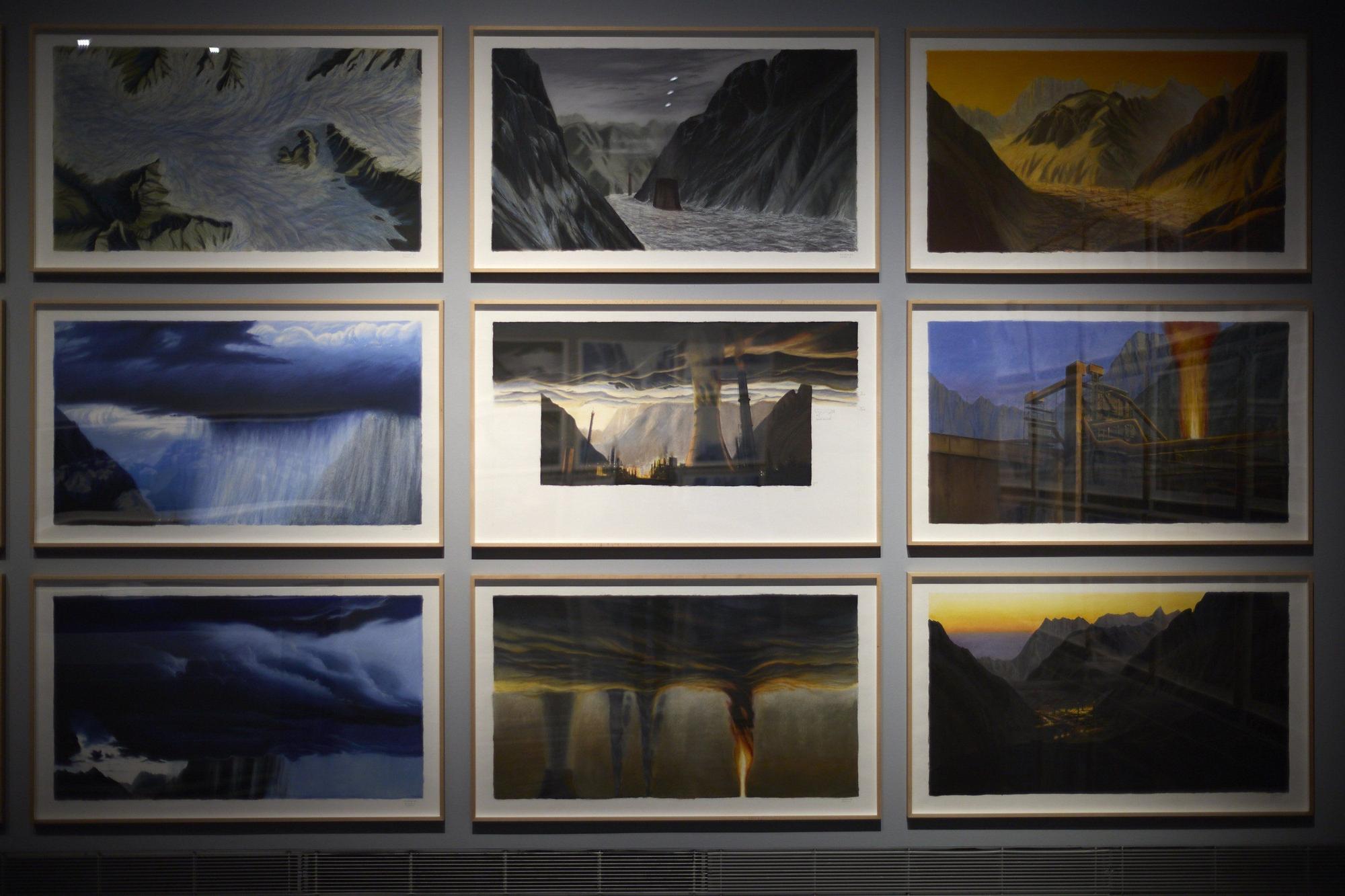 Presentación de la exposición 'Natura Fugit', de Jesús Mari Lazkano