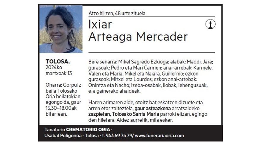 IXIAR ARTEAGA MERCADER