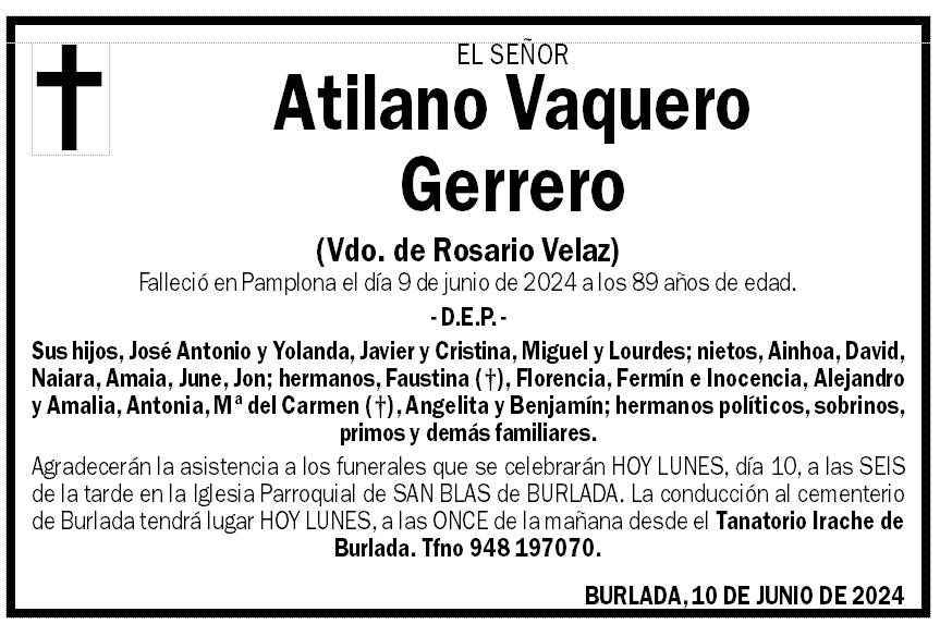 Atilano Vaquero Gerrero
