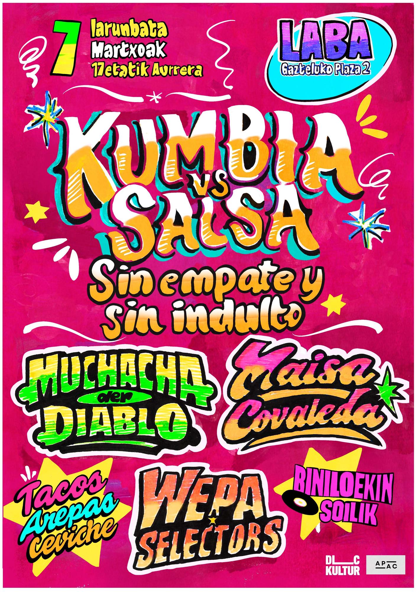 Vinilos, cumbia y salsa para celebrar el 8M, este sábado en LABA Elkartea