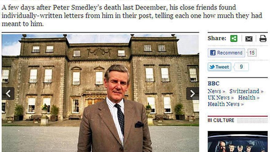 La BBC emite el suicidio asistido de un millonario británico