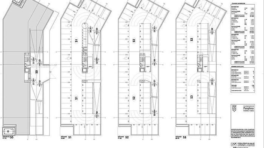 Rampa Para La Sección De Estacionamiento Del Sótano