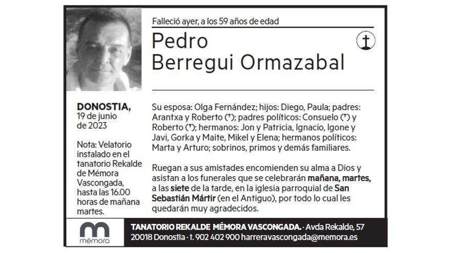 Pedro Berregui Ormazabal