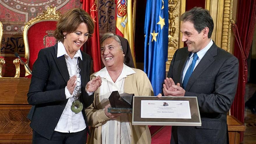 La religiosa Martha Pelloni recibe el 'Premio Internacional Navarra'