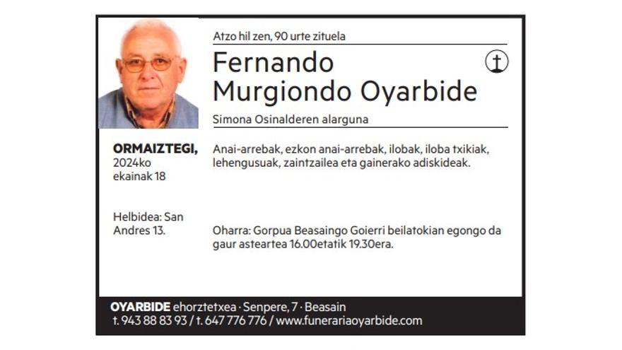 FERNANDO MURGIONDO OYARBIDE