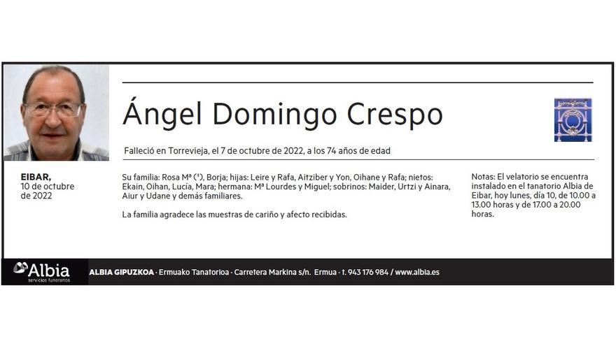 Ángel Domingo Crespo