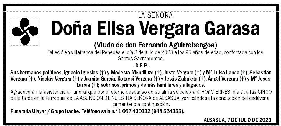 Elisa Vergara Garasa