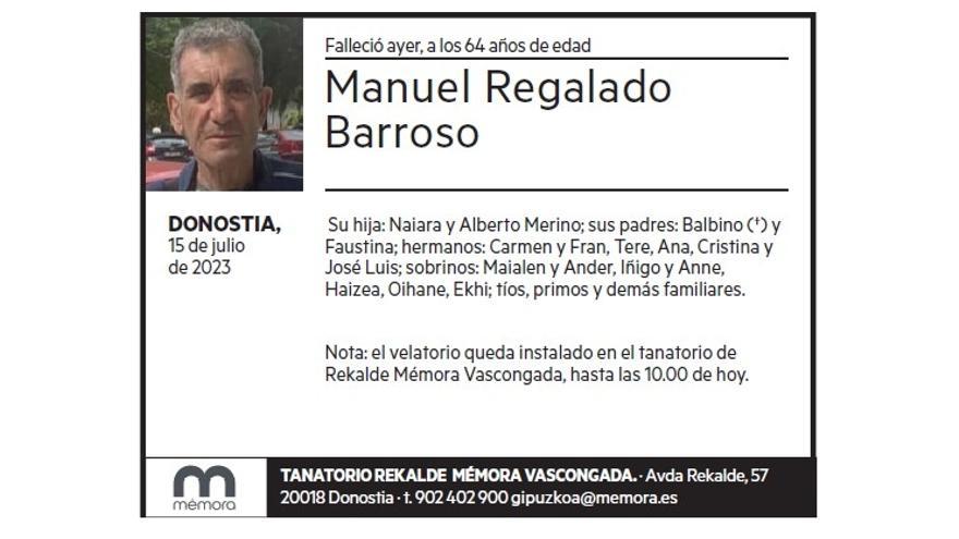MANUEL REGALADO BARROSO