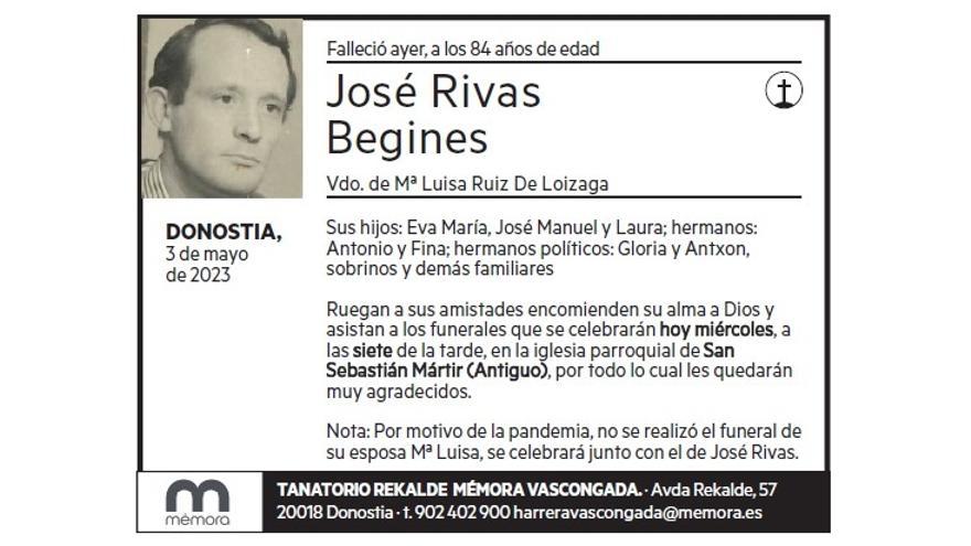 JOSE RIVAS BEGINES