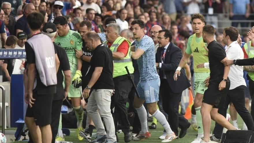Las palabras de Andrada tras su salvaje agresión en el Huesca-Zaragoza