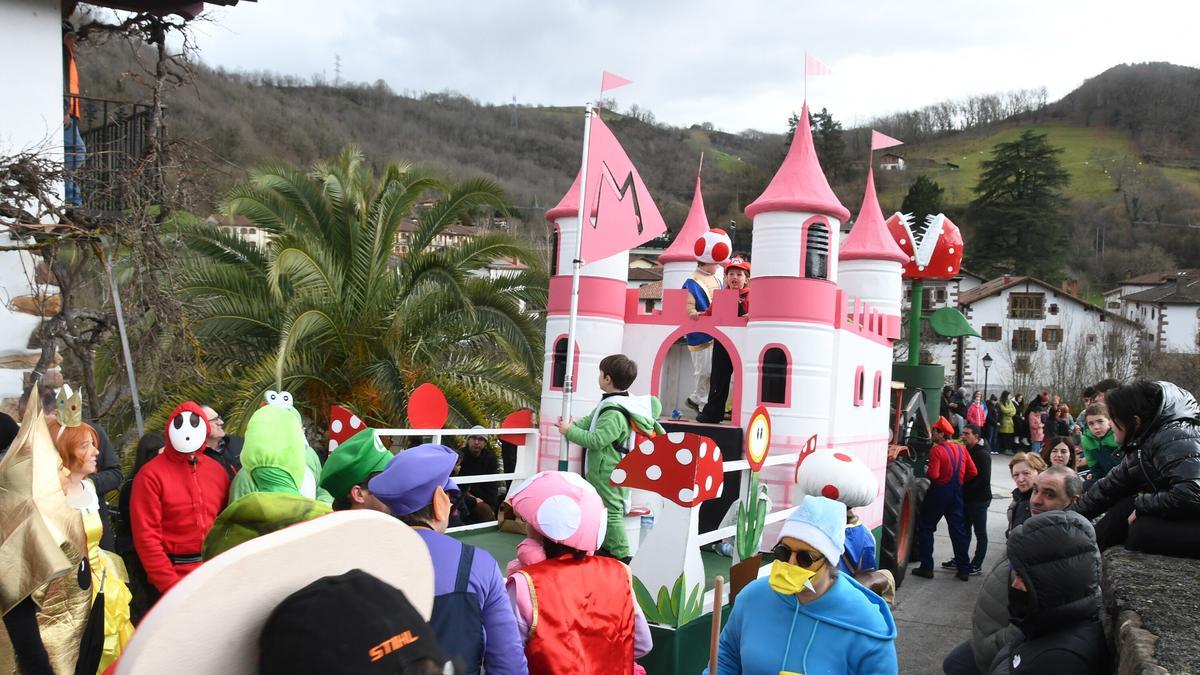 La borrasca Ingrid se apunta al carnaval de Sunbilla