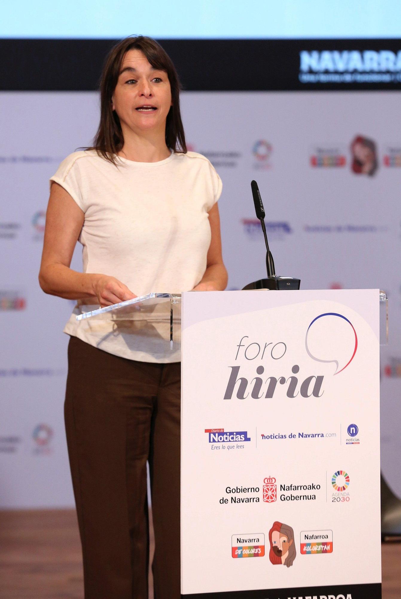 Foro Hiria sobre inmigración y el futuro de Navarra