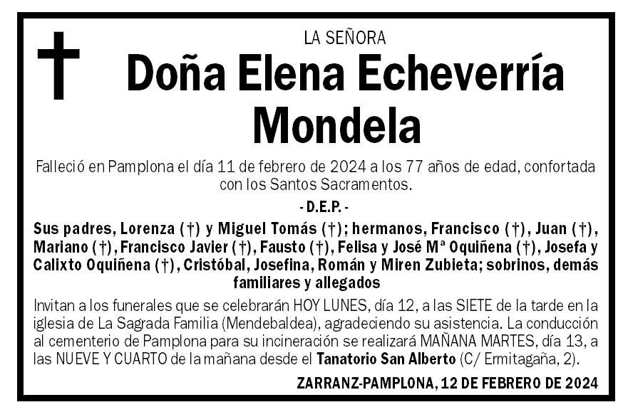 Elena Echeverría Mondela