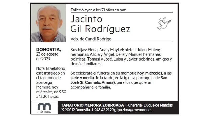 Jacinto Gil Rodríguez