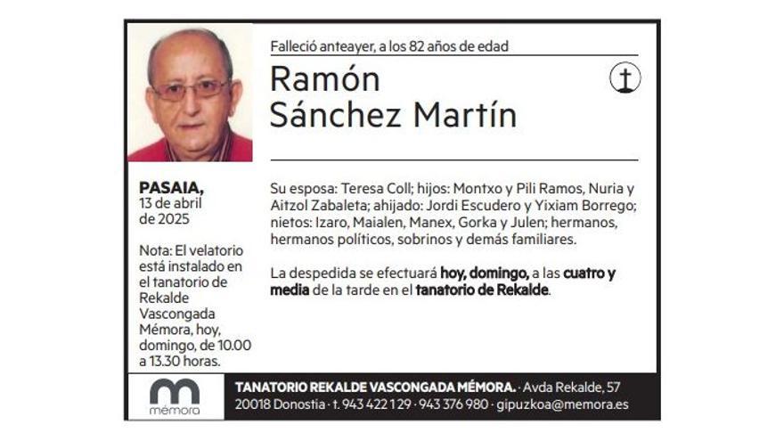Ramón Sánchez Martín