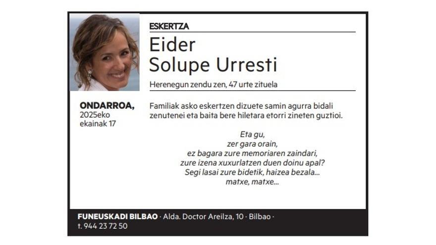 Eider Solupe Urresti