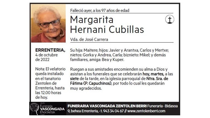 Margarita Hernani Cubillas
