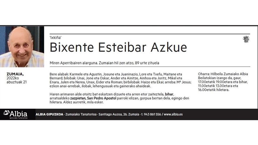 Bixente Esteibar Azkue