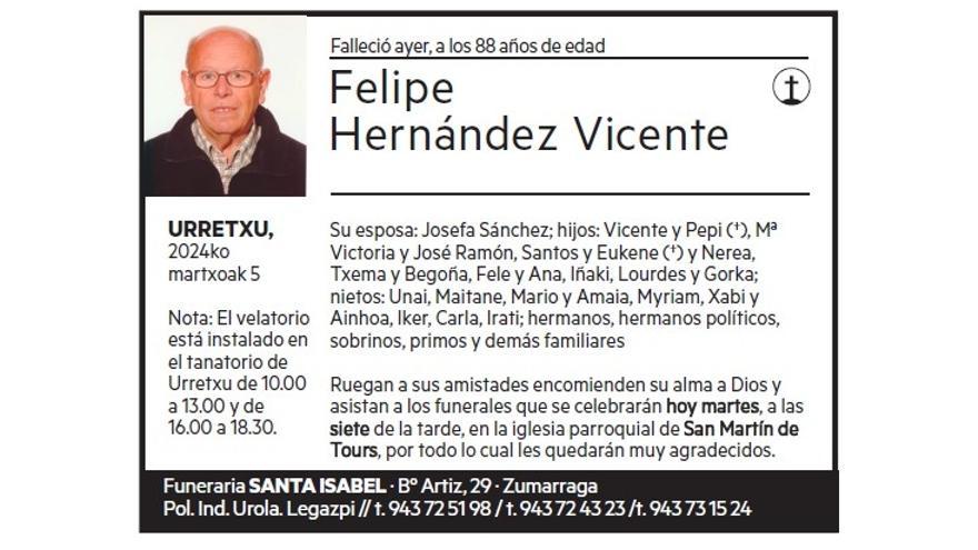 FELIPE HERNANDEZ VICENTE